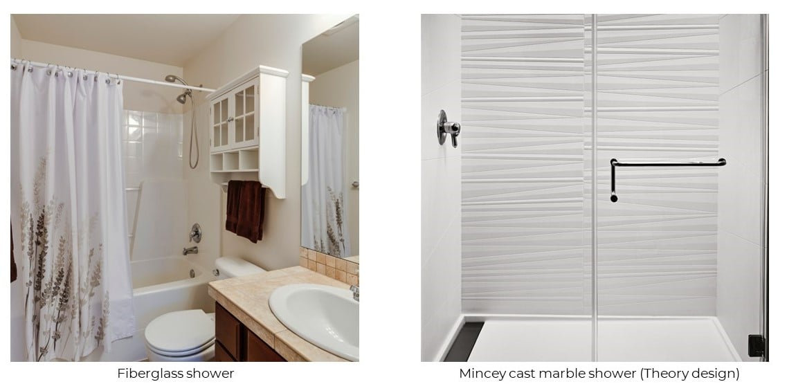 5 Ways Cast Marble Showers Outshine Fiberglass